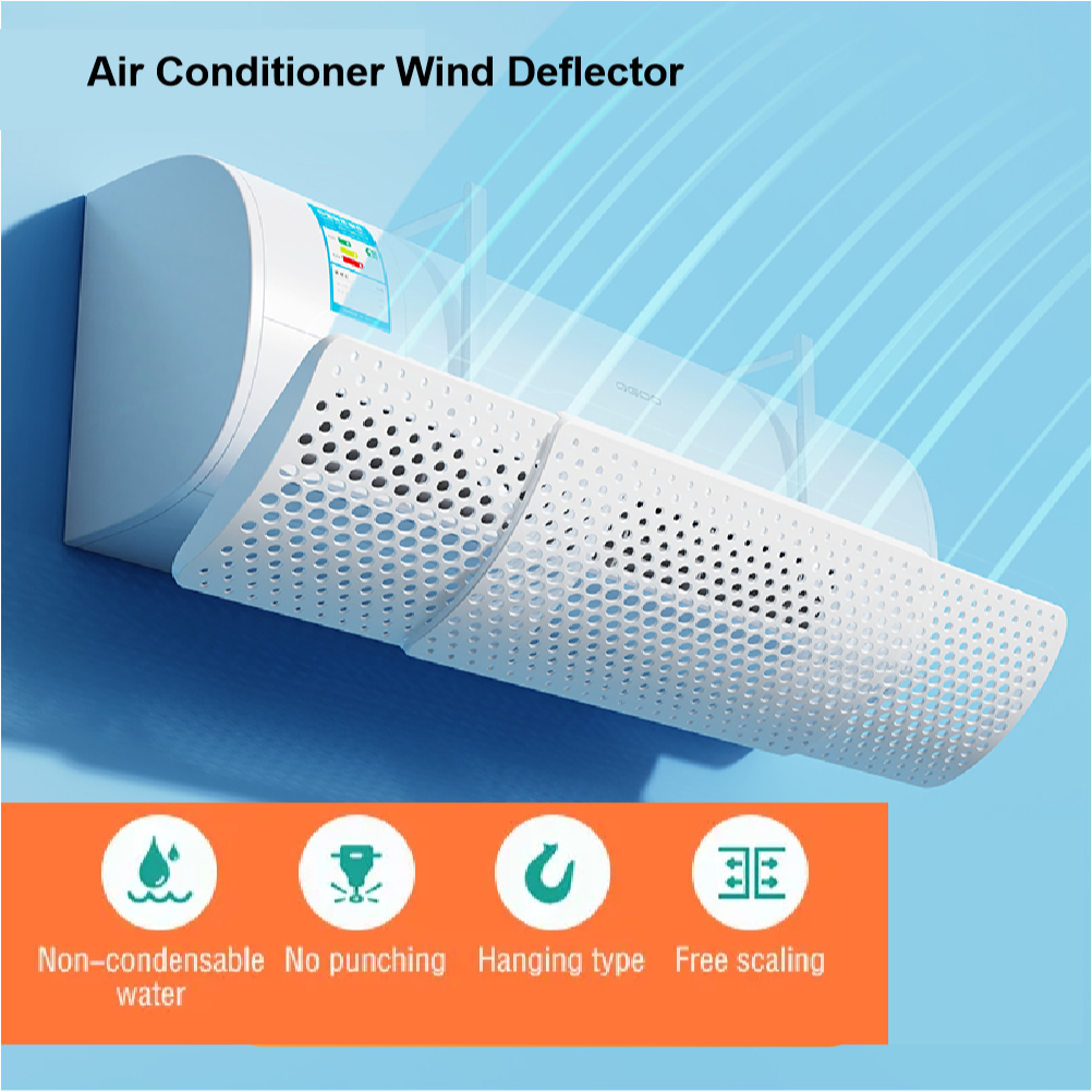[SG Seller] 3rd Gen Wind Deflector Air Conditioner Wind Shield Aircon ...