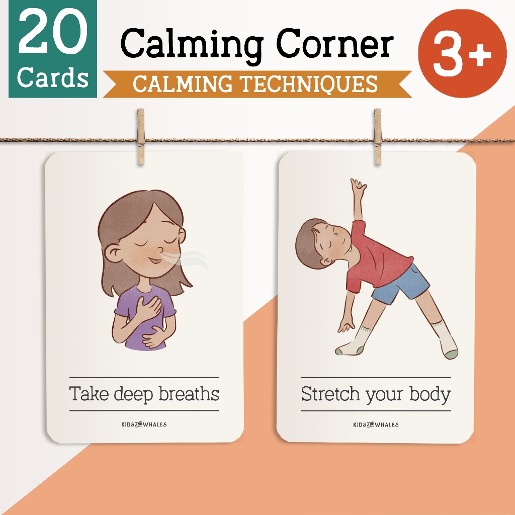 Calming Cards, Calming Techniques Cards, Calming Corner Cards Perfect ...