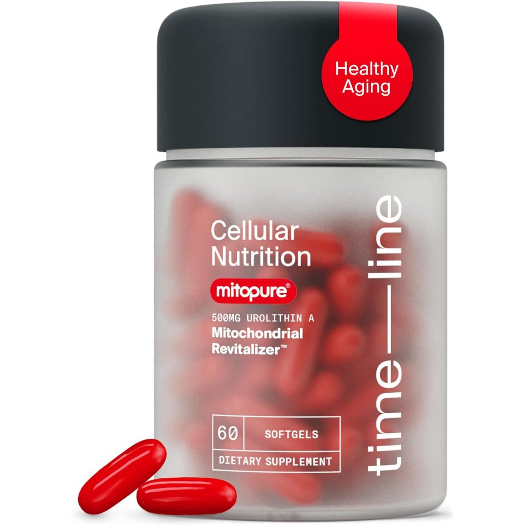 Timeline Mitopure Urolithin A - 60 Softgels 500mg (Healthy Aging ...