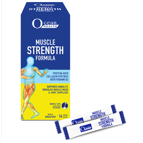 OCEAN MUSCLE SRENGTH FORMULA 14 POWDER SACHETS (1bx) | Shopee Singapore