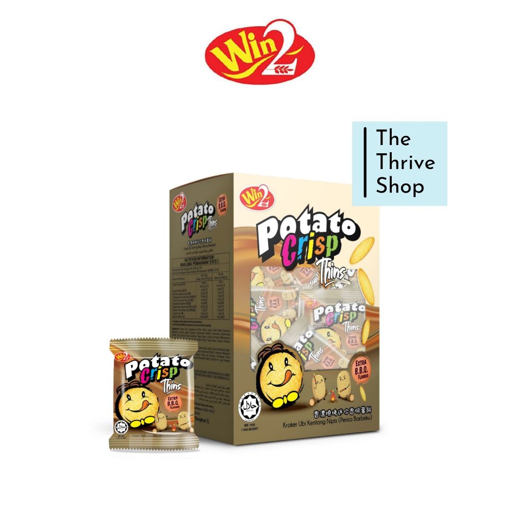 TTS - Win2 Potato Crisp Thins (Vegetable / BBQ) | Shopee Singapore