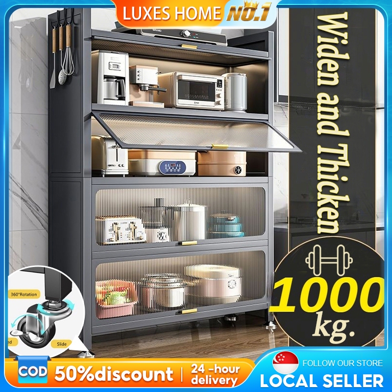 Kitchen Storage Cabinet Kitchen Cabinet With Door Dust-Proof Locker ...