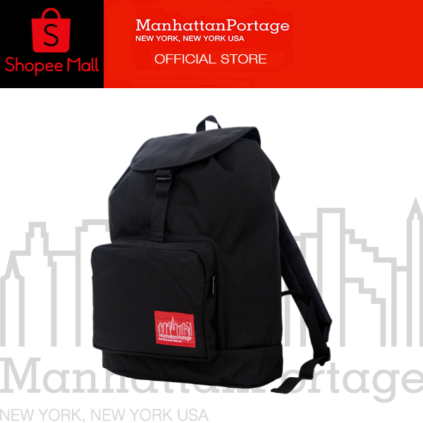 Manhattan Portage Black Dakota Backpack V.2 | Shopee Singapore