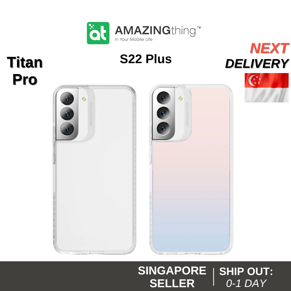 (SG) AmazingThing Samsung Galaxy S22 Plus Titan Pro Premium Case Casing ...