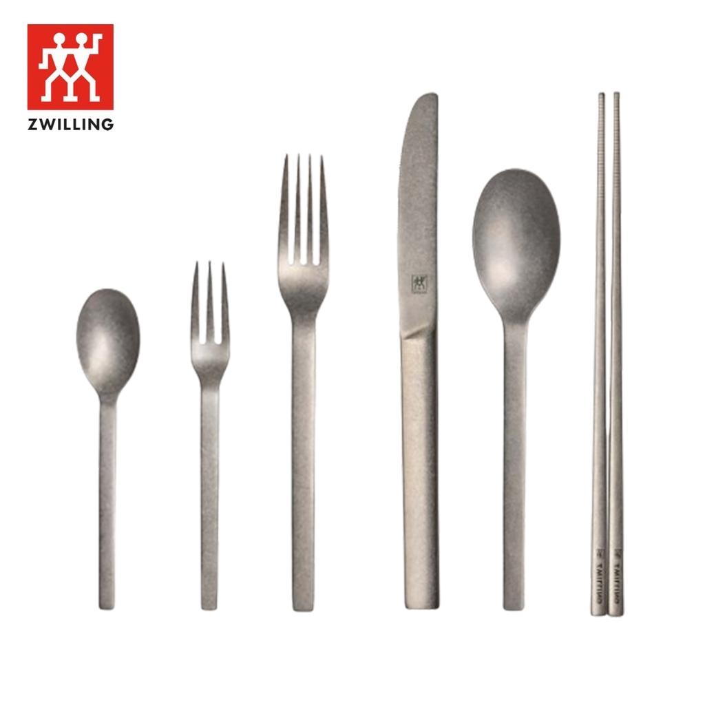 ZWILLING MINIMALE SILVER 24-Pcs Cutlery Set( spoon, fork, knife, tea ...