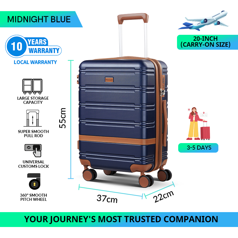 【SG Stock &Free Gifts】 20/24/28 Inch Luggage Cabin Size Luggage Hard ...