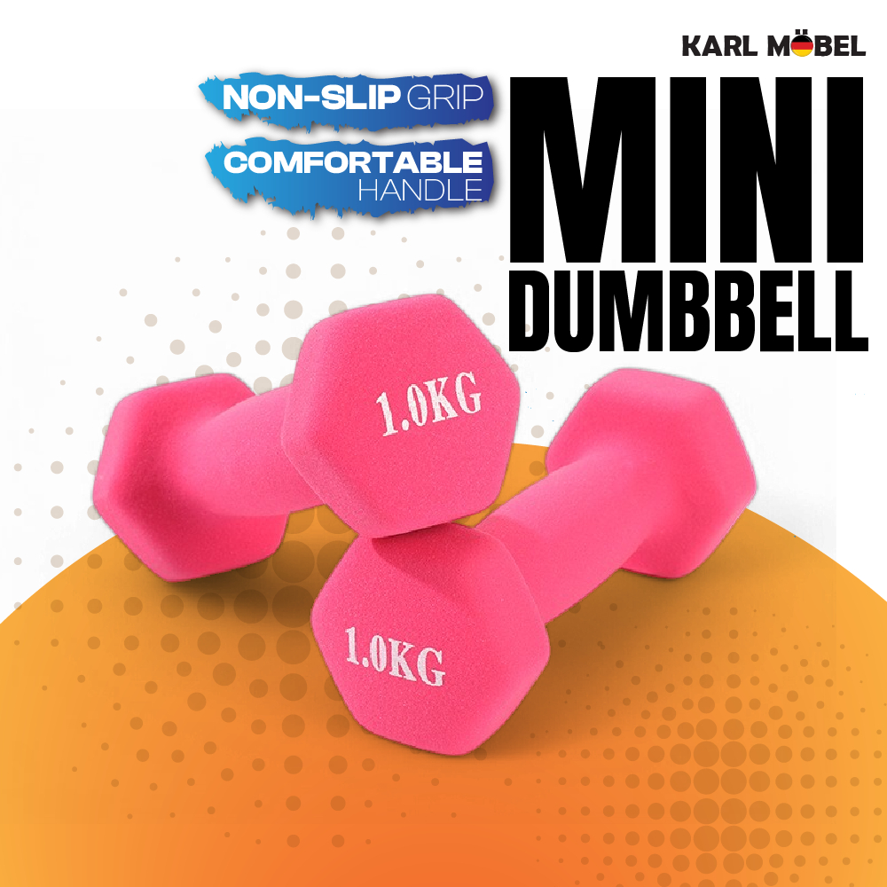 Mini Dumbbell Hexagon Dumbbell Kecil Hexagon Dumbbell Mini Household ...