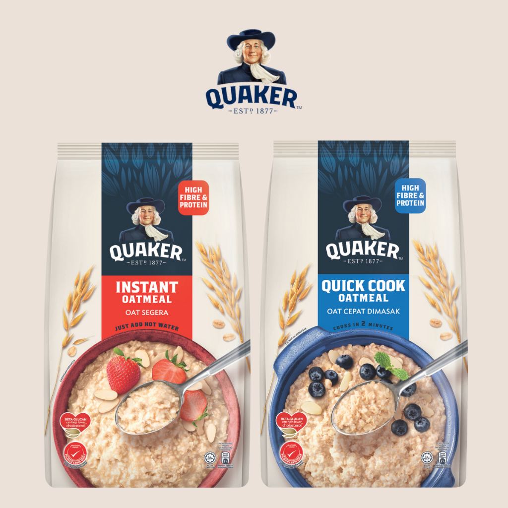Quaker Oats Oatmeal 1.35kg | Shopee Singapore