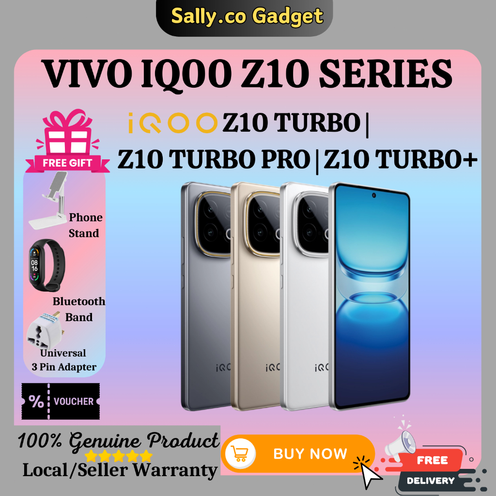 Vivo IQOO Z10 Turbo+ | Z10 Turbo Pro | Z10 Turbo SmartPhone 1 Year ...