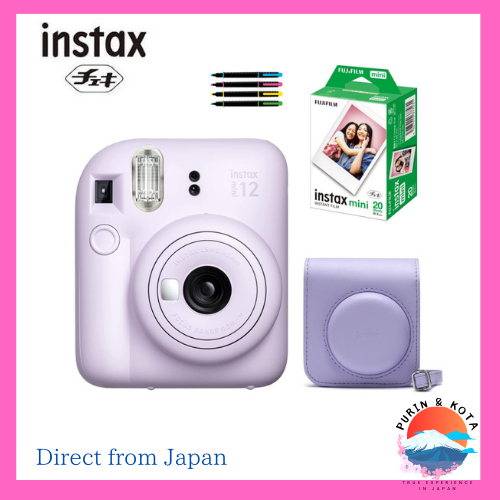 Fujifilm Instant Camera Cheki instax mini 12 (4-piece set) | Shopee ...