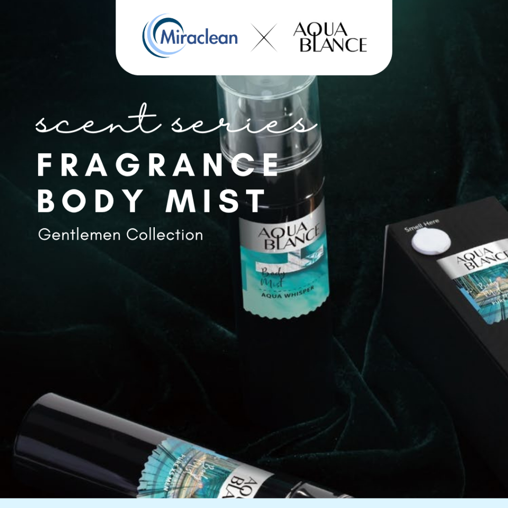 Miraclean x AquaBlance Deodorizing Body Spray for Men 100ml | Shopee ...