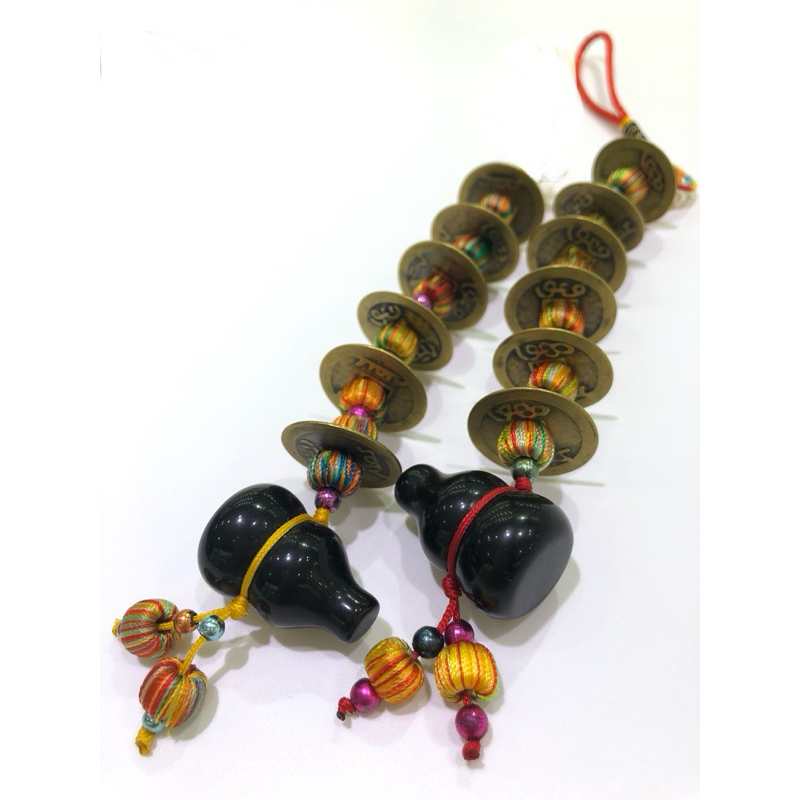 5 6 Emperor coin with Black obsidian gourd hanging ornament | Shopee ...