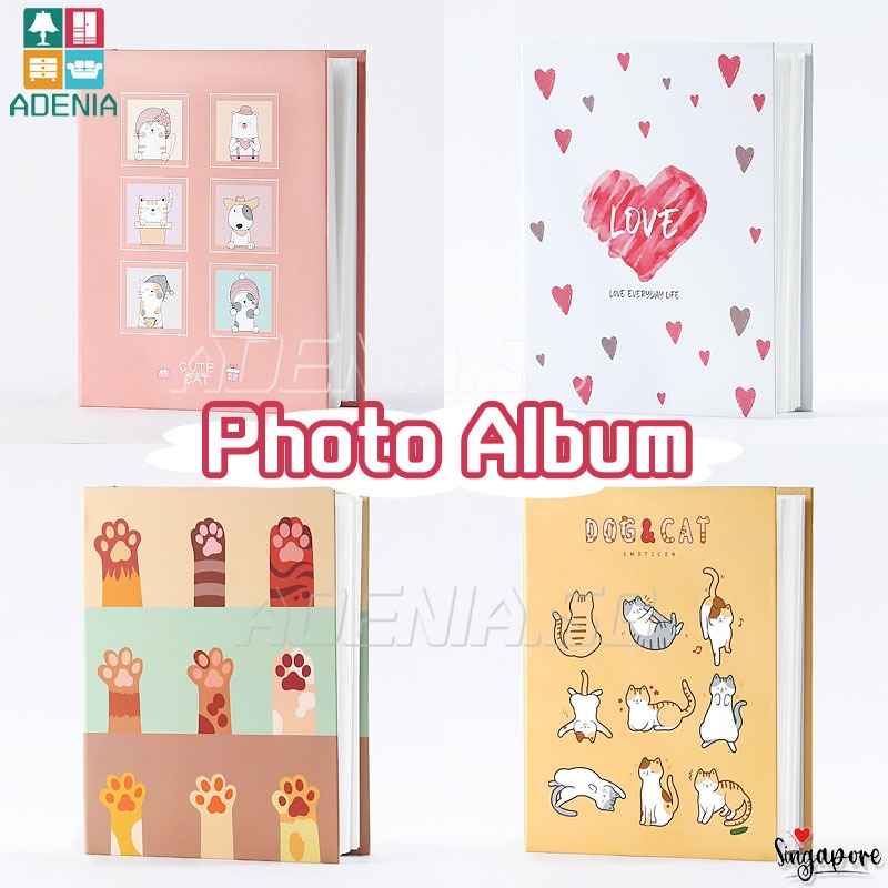 【SG】4R Photo Album 200 Pockets Picture Albums Insert Type Photobook ...