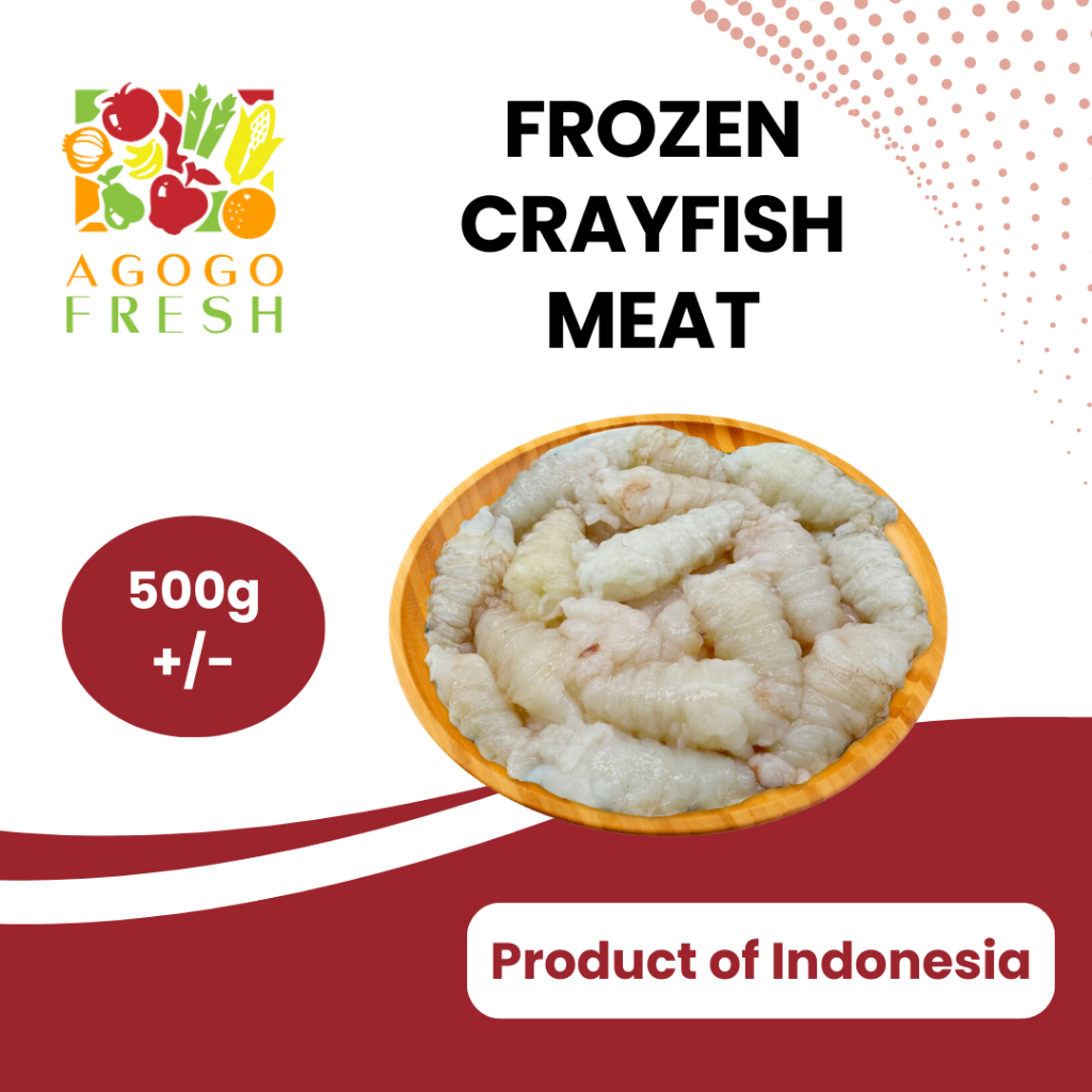 [Agogo Fresh - Frozen] Frozen Crayfish/Slipper lobster Meat (500g ...