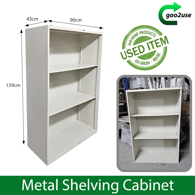 [FREE DELIVERY] Metal Cupboard Adjustable Shelves Display Cabinet ...