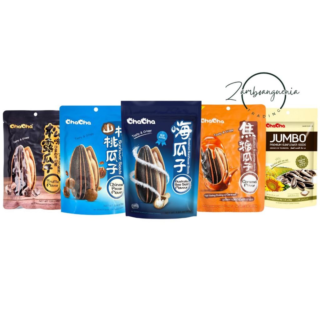CHACHA Roasted Sunflower Seeds (Jumbo Premium | Caramel Flavor ...