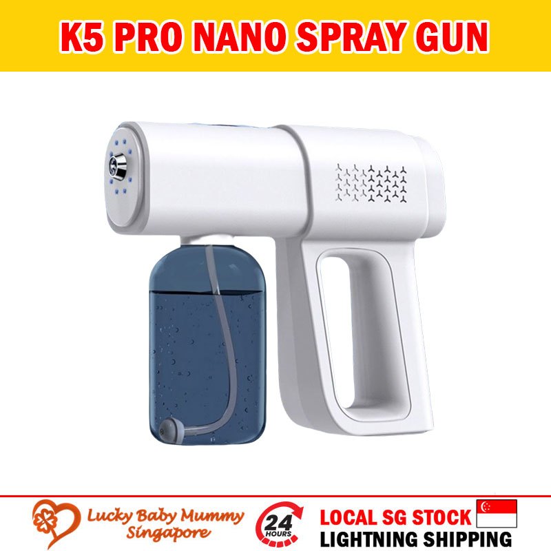 K5 PRO Rechargable Sanitizer Spray Disinfection Machine Nano Atomizer Blue Ray Disinfectant ...