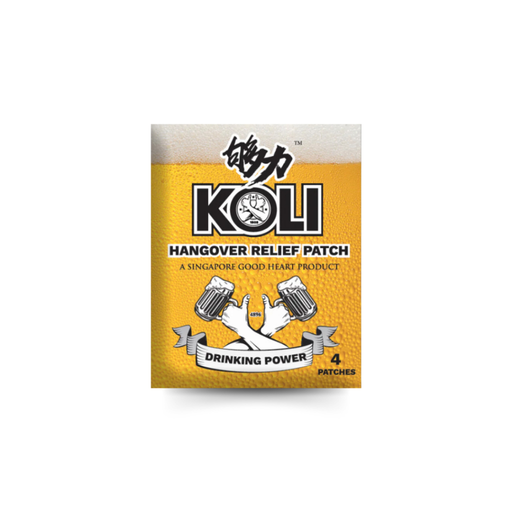 KOLI HANGOVER Relief Patch (DRINKING POWER) - 4 Patches [EXP 7/25 ...