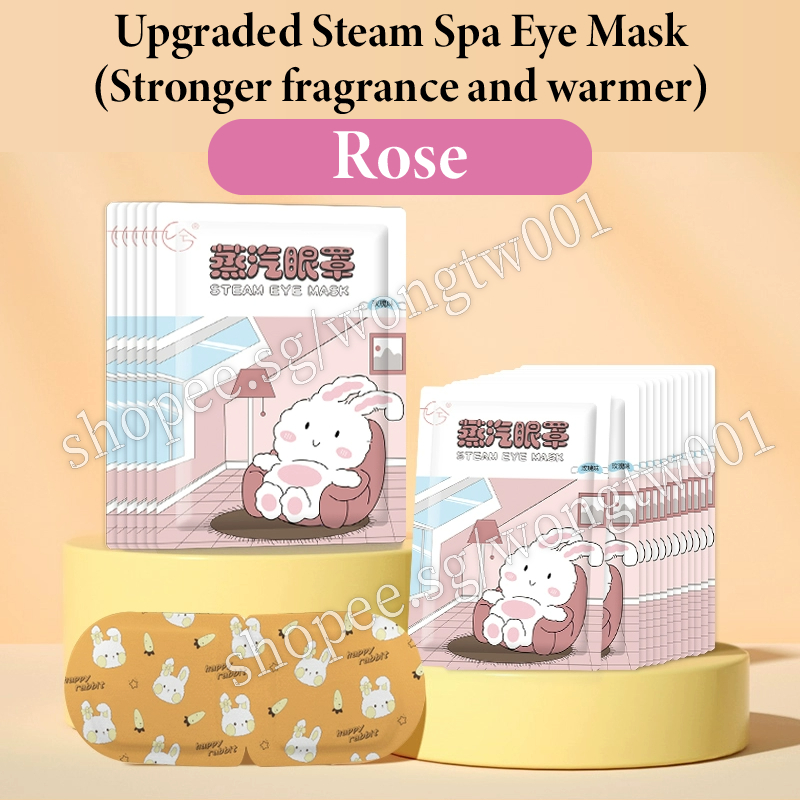 [🇸🇬 TOP SELLER] Upgraded Steam Spa Eye Mask | Heat pack | Heat Pad ...
