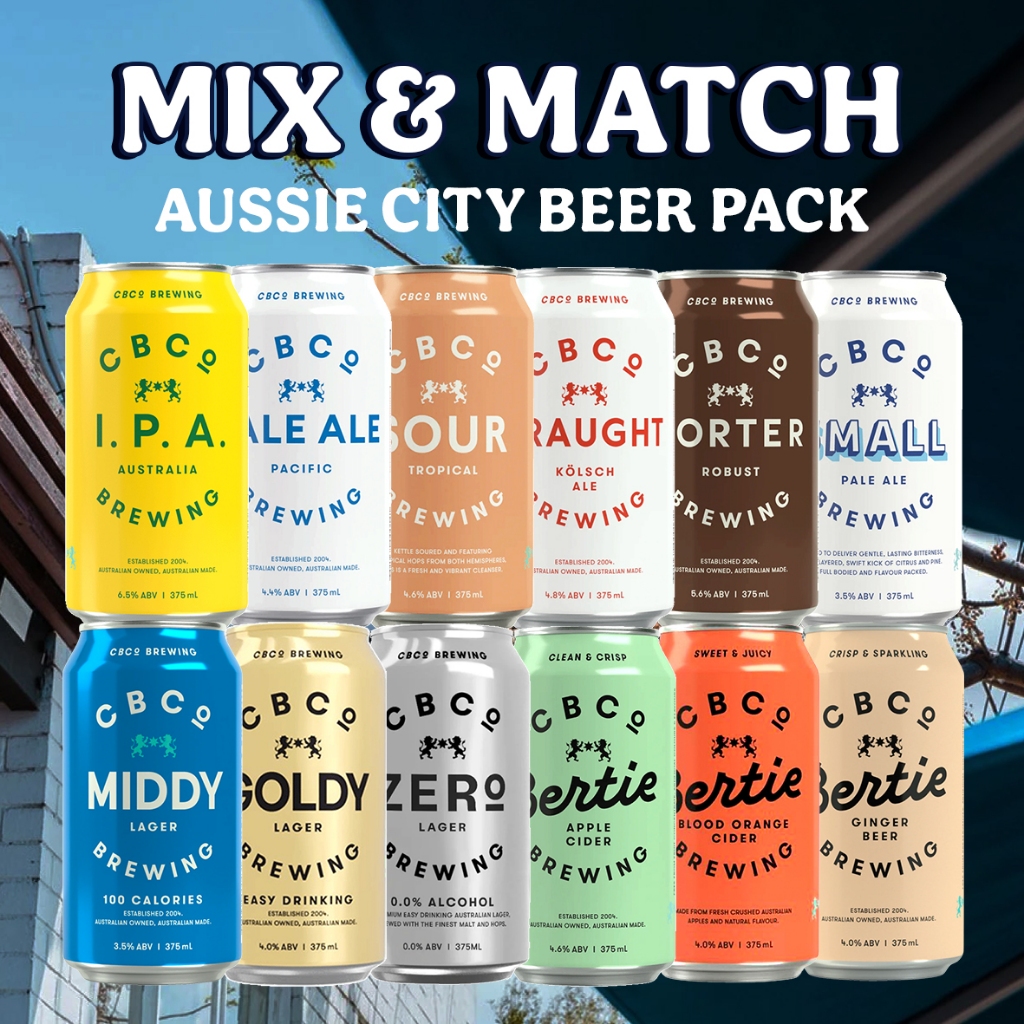 CBCo Australian Beer - Mix & Match Your Own Sampler Taster Bundle Pack ...