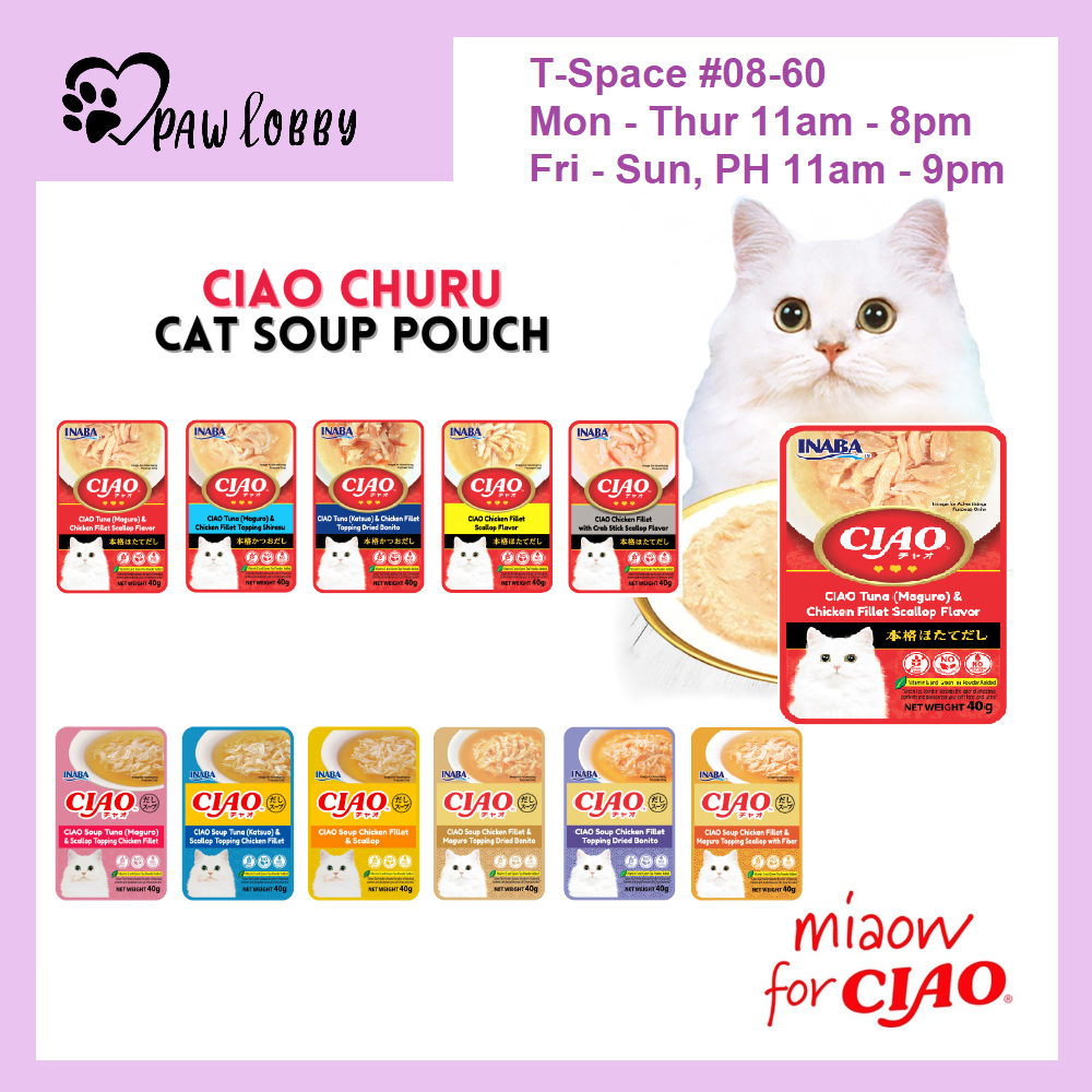 Ciao Churu Wet Food Cat Clear Soup Pouch Wet Cat Food CIAO CHURU Cat Soup Pouch 40g - Tuna ...