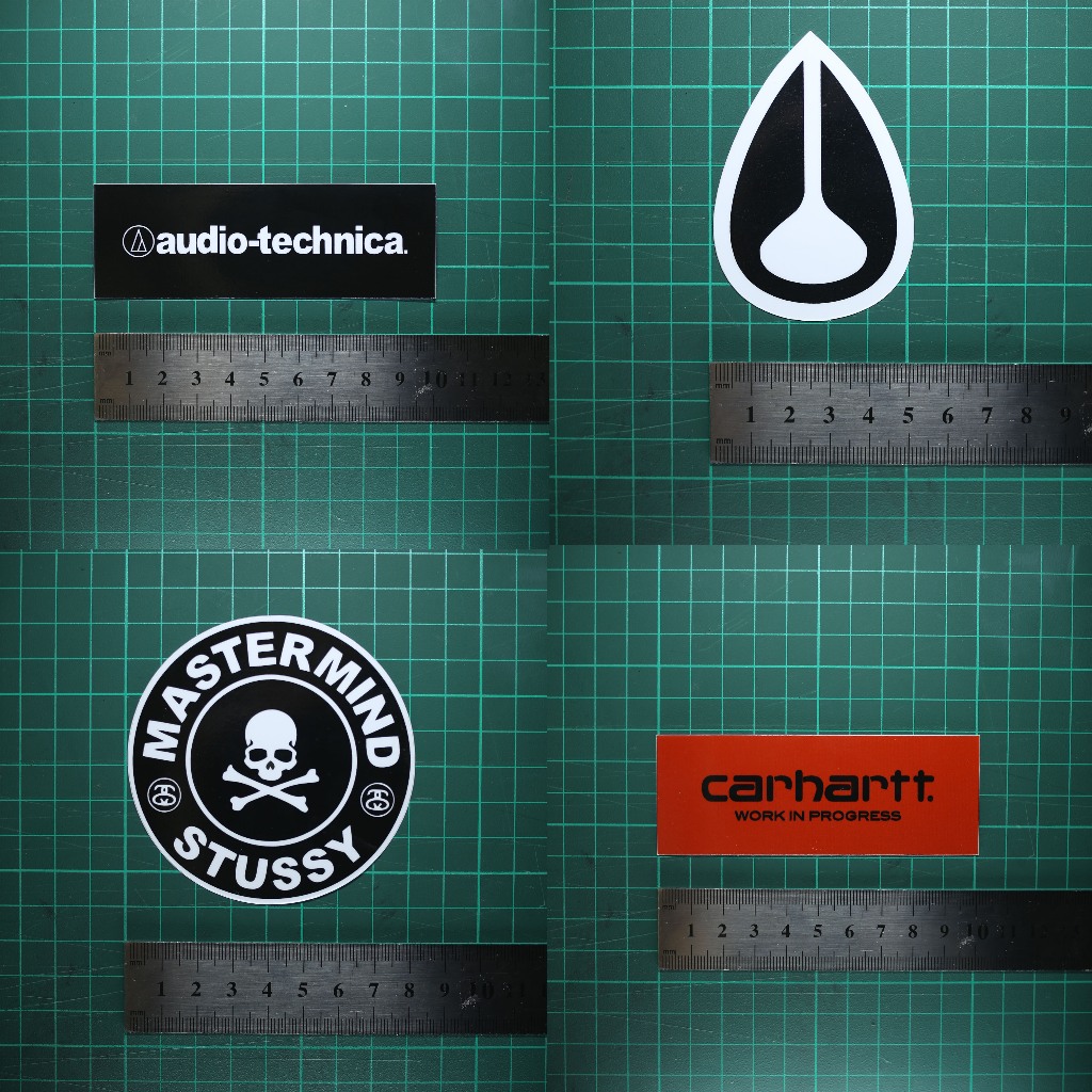 Sticker ( Audio Technica, Nixon, Mastermind Japan, Carhartt ) | Shopee ...