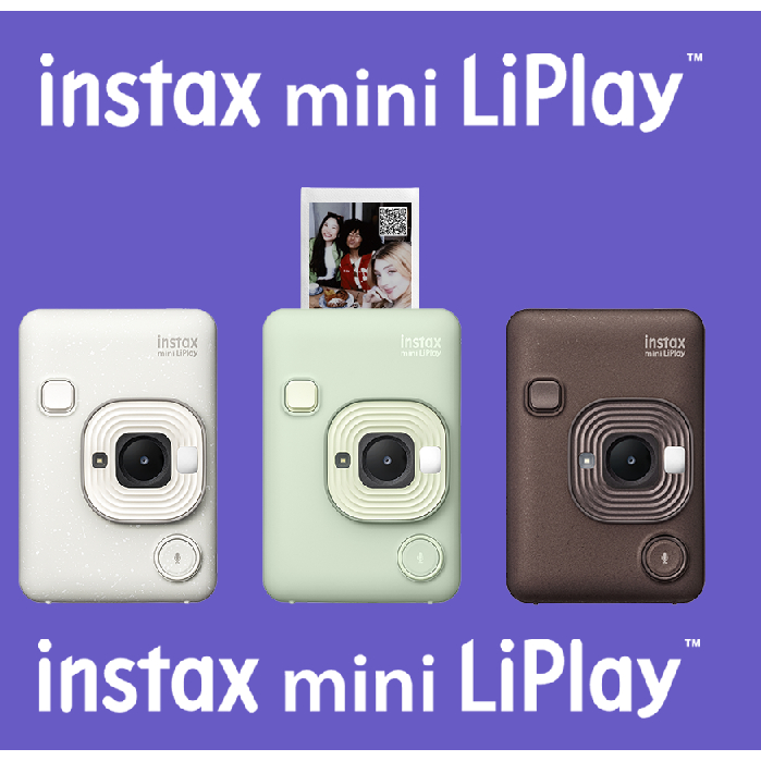 FUJIFILM INSTAX Mini LiPlay Hybrid Instant Camera Instance Print - Free ...