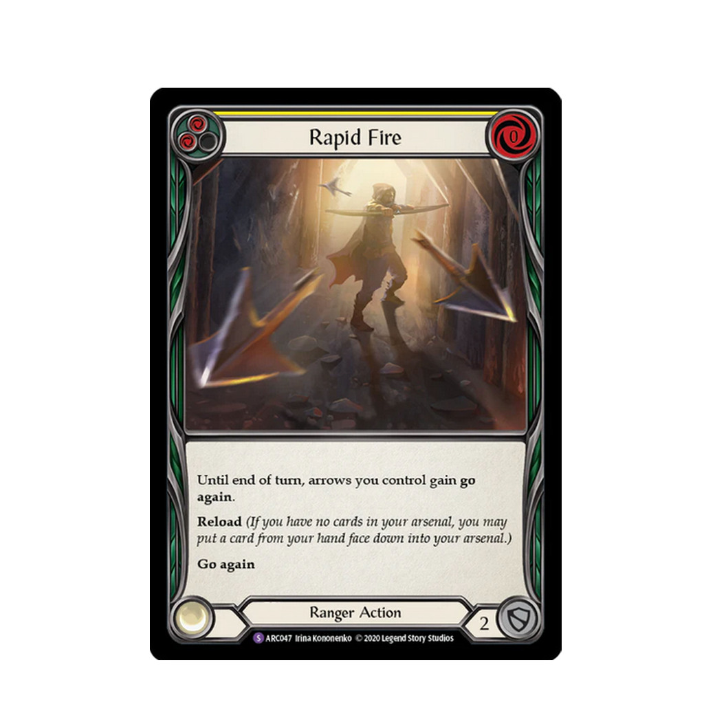 Flesh and Blood - Rapid Fire Card (Arcane Rising Unlimited) | Shopee ...