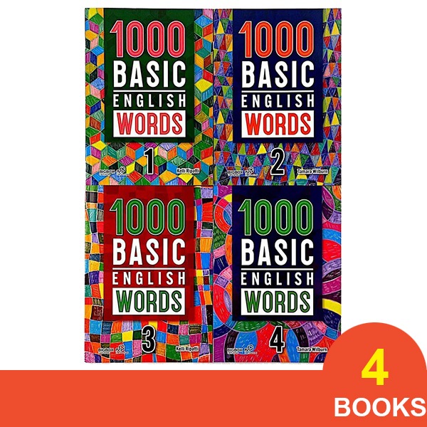 [SG Stock] 1000 Basic English Words (4 Books) | Shopee Singapore
