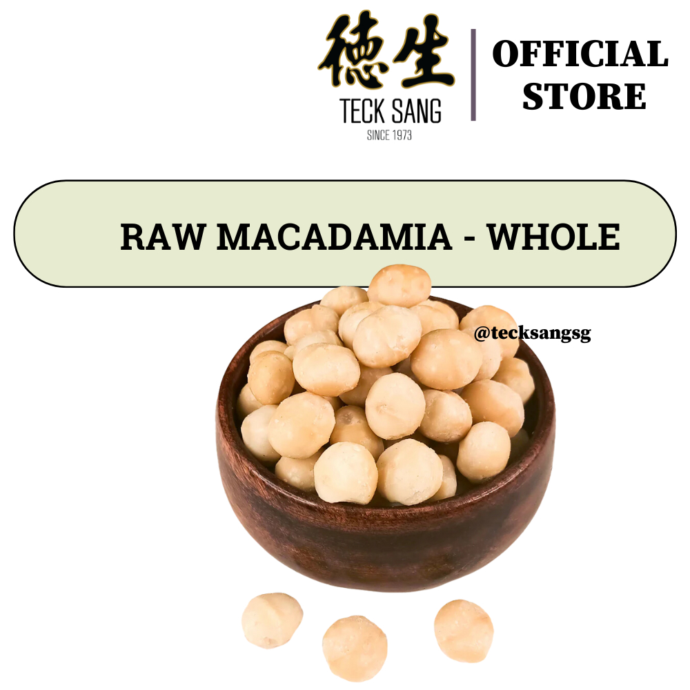 Raw Macadamia Nut Whole 生整夏威夷果 ( 500G / 1KG ) / Unsalted / Unbaked / No ...