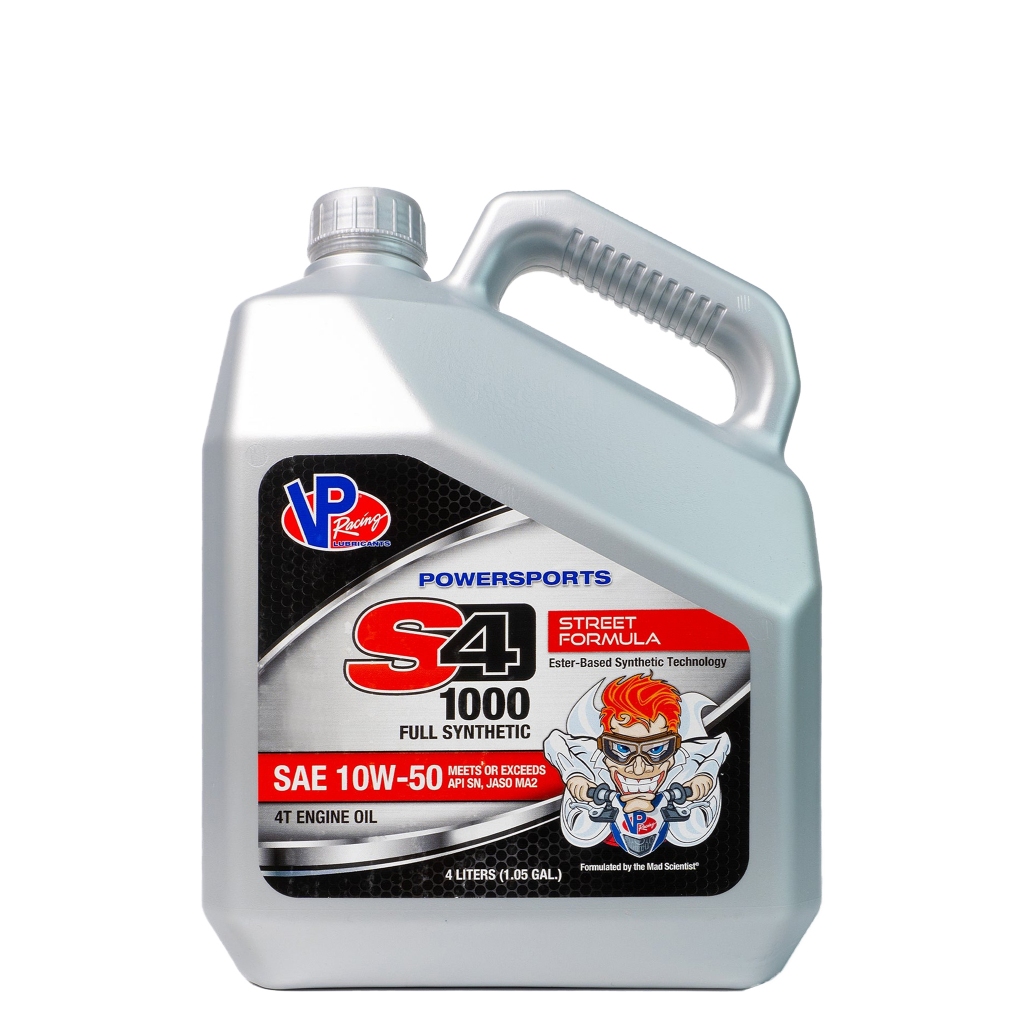 VP® S4 1000 Four Stroke Engine Oil – Full Synthetic Street Formula SAE ...
