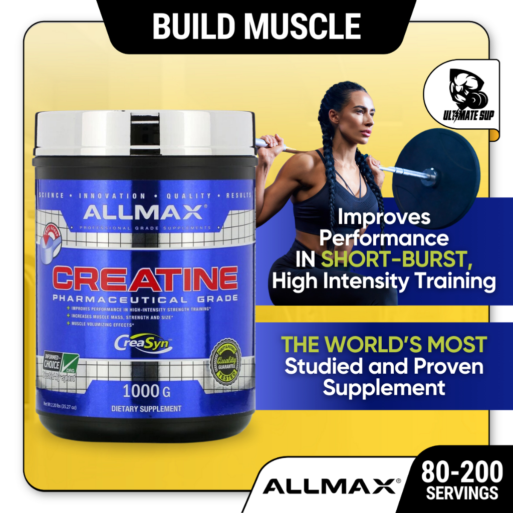 ALLMAX Nutrition, Creatine Powder, 100% Pure Micronized Creatine ...
