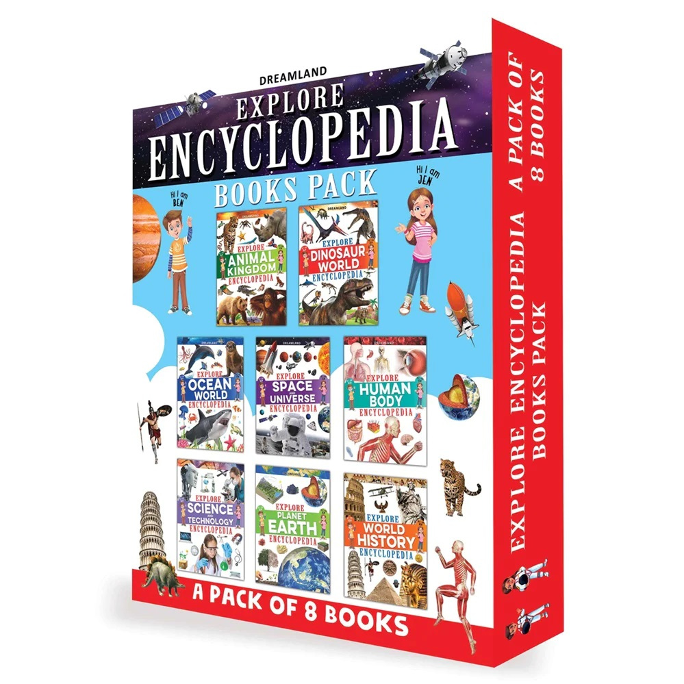 Encyclopedia Book/ Explore Encyclopedia Books Pack for Kids Age 5 - 15 ...