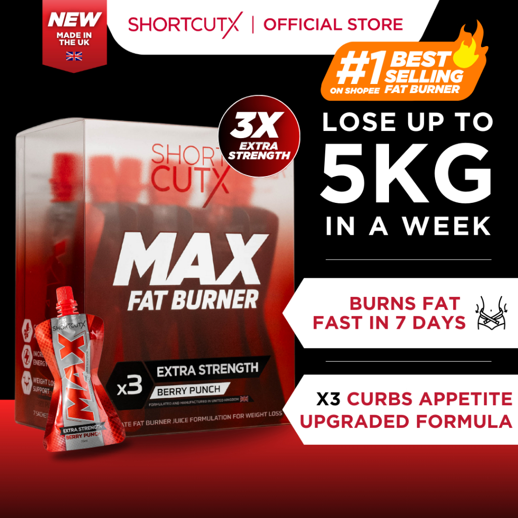 [NEW] Shortcutx Max Fat Burner • Made in UK | Shopee Singapore