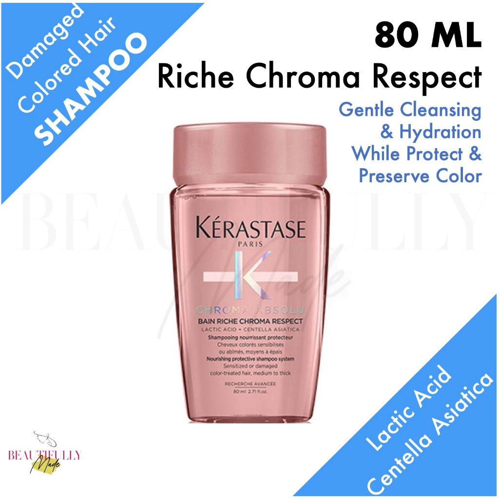 LOreal Kerastase Chroma Absolu Bain Riche Chroma Respect Nourishing ...