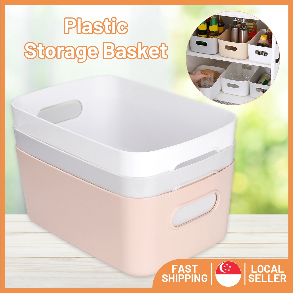 [ SG Ready Stock] Cabinet Organizer / Stackable Basket Storage ...