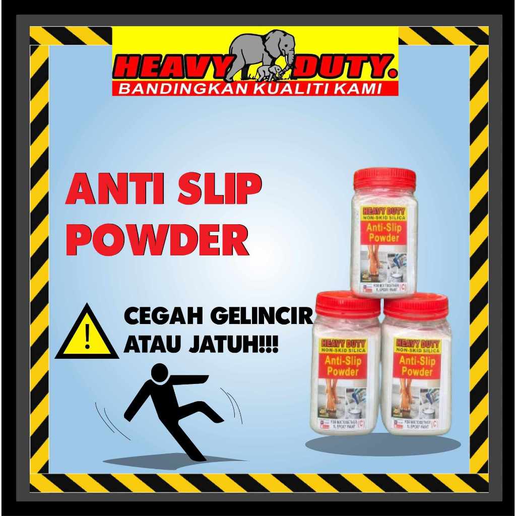 POWDER ANTI-SLIP ( 0.5KG ) / HEAVY DUTY / NON SKID SILICA / FOR MIX 1L ...