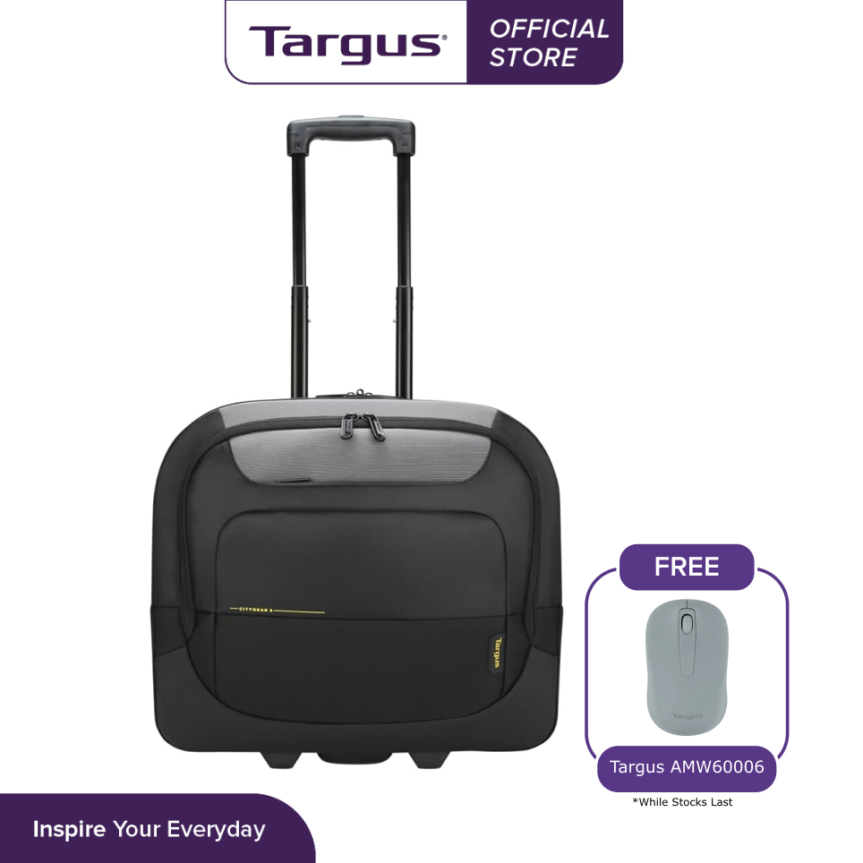 Targus City Gear 17.3" Rolling Travel Luggage Laptop Case - TCG717GL ...