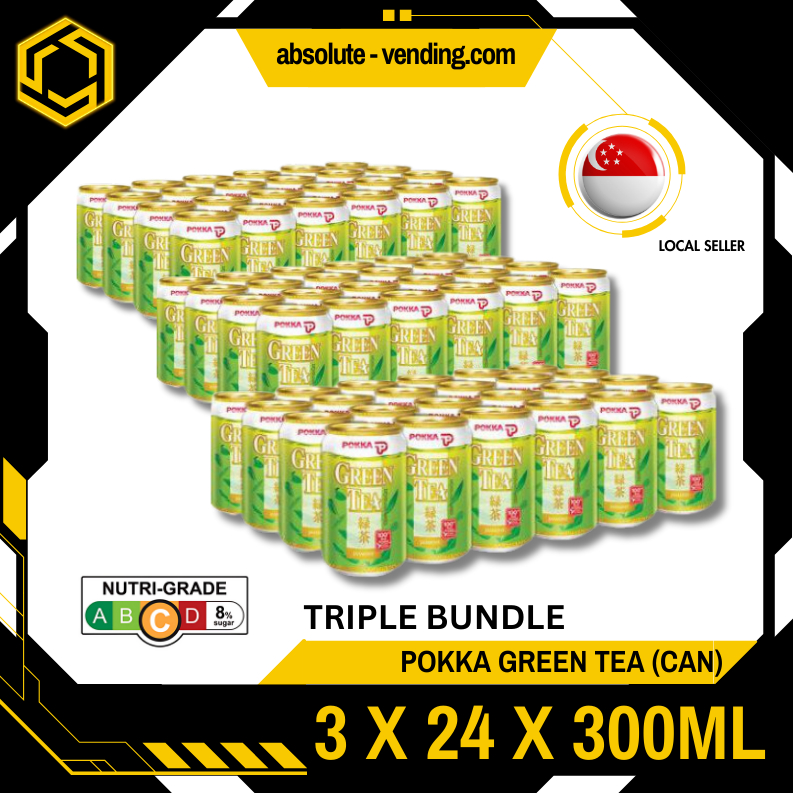 [TRIPLE BUNDLE] POKKA Jasmine Green Tea (CAN) 300ML X 24 X 3 | Shopee Singapore