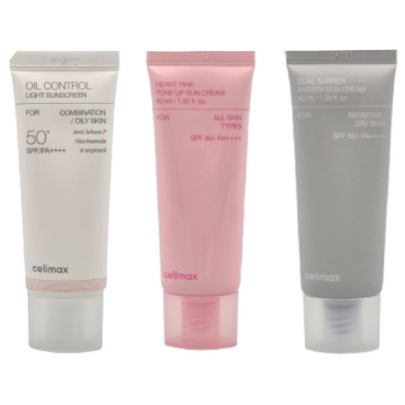 CELIMAX Oil Control / Tone Up / Watery Sun Cream 40ml SPF 50+ PA ...