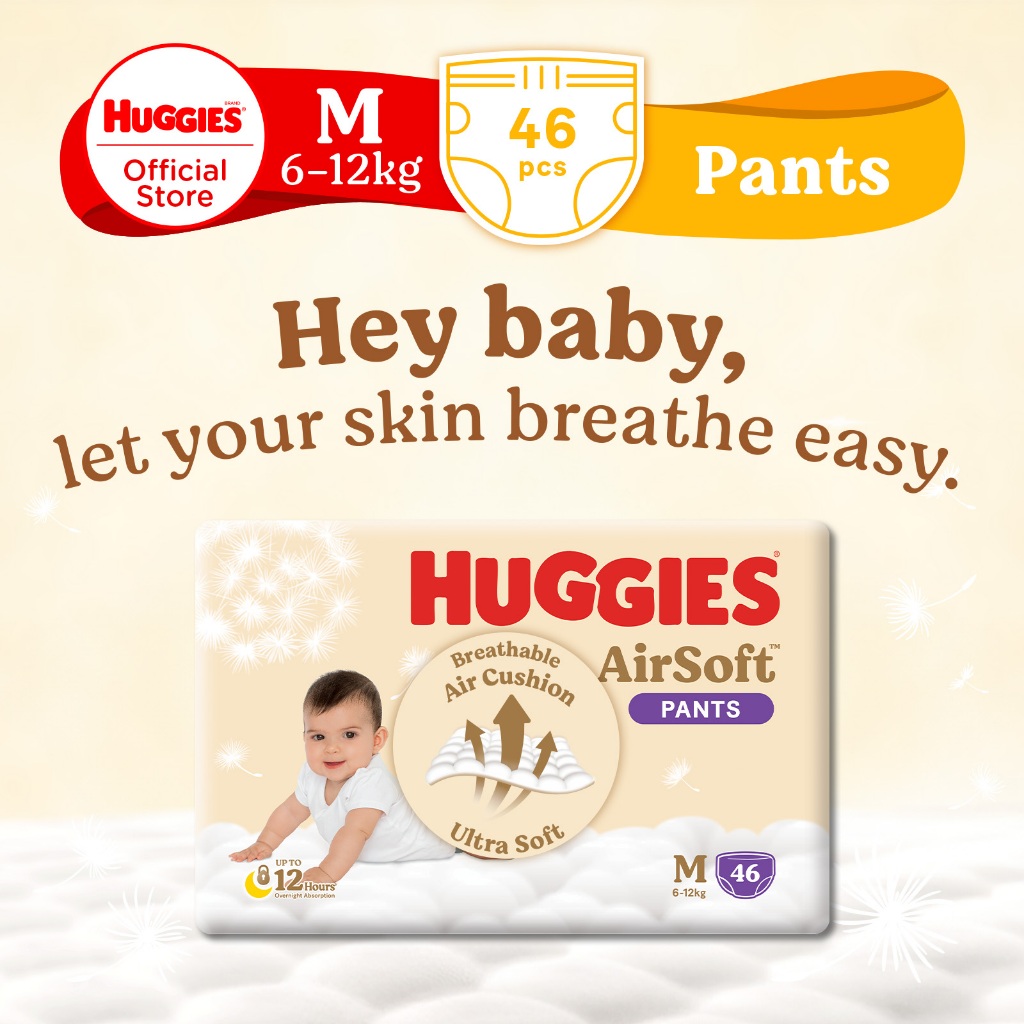 Huggies Airsoft Pants Assorted (M-XXL) | Shopee Singapore