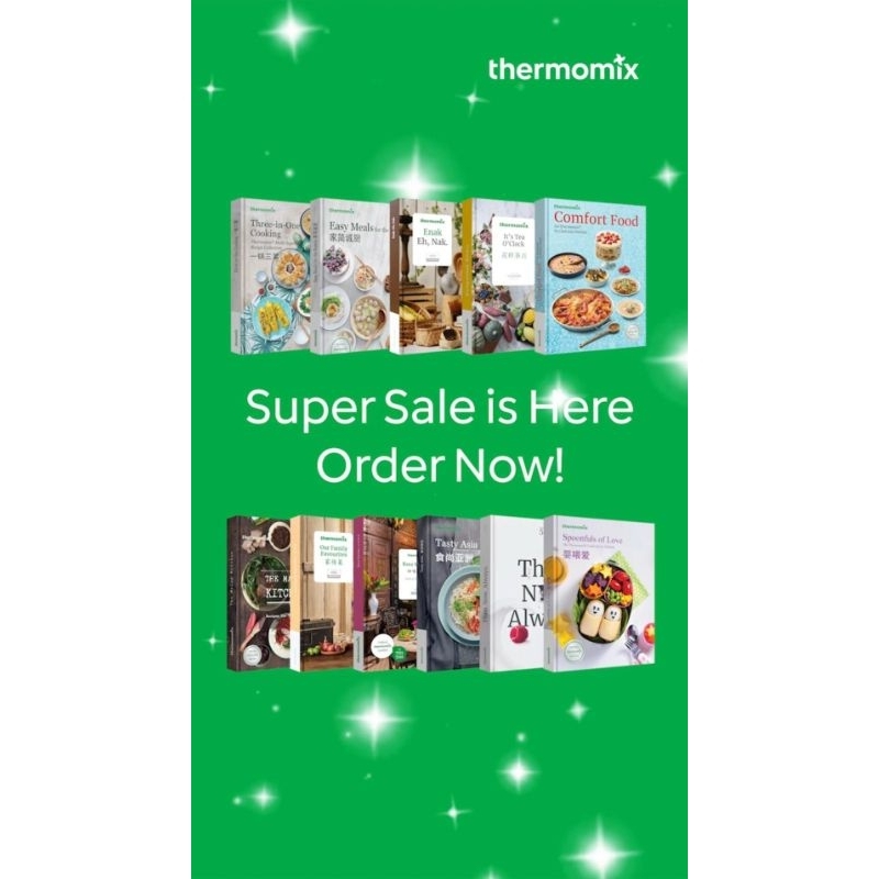 Authentic Thermomix Cookbook varieties series Limited Edition. | Shopee ...