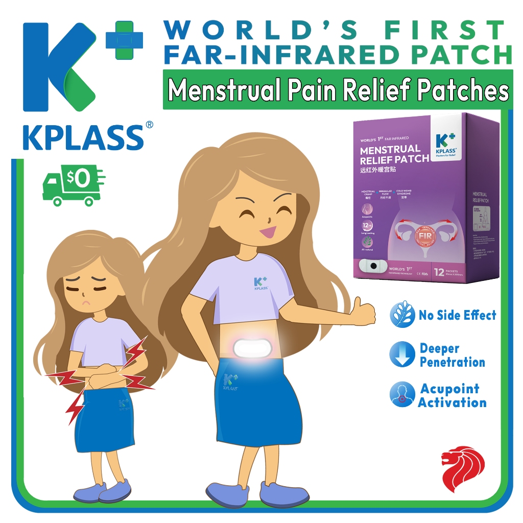 KPLASS Menstrual Relief Patch| Period Menstruation Stomach Pain Cramp ...