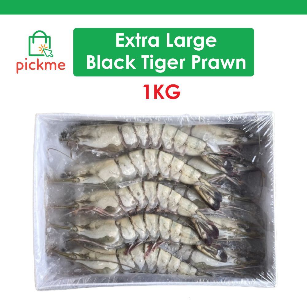 Twinfish Extra Large Black Tiger Prawn 1kg - Frozen | Shopee Singapore