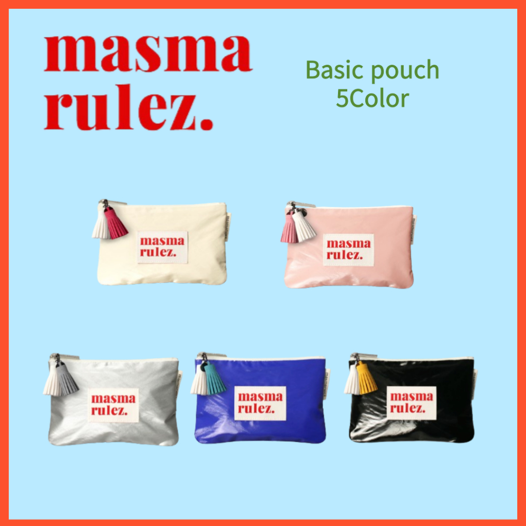 [Masmarulez] Basic pouch (5 colors) | Shopee Singapore