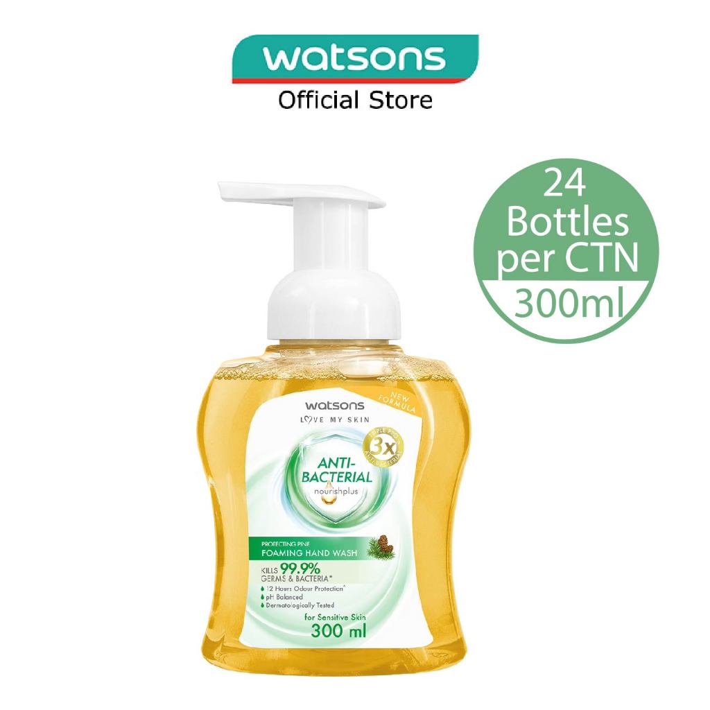 WATSONS Anti-Bacterial Protecting Pine Foaming Hand Wash (For Sensitive ...