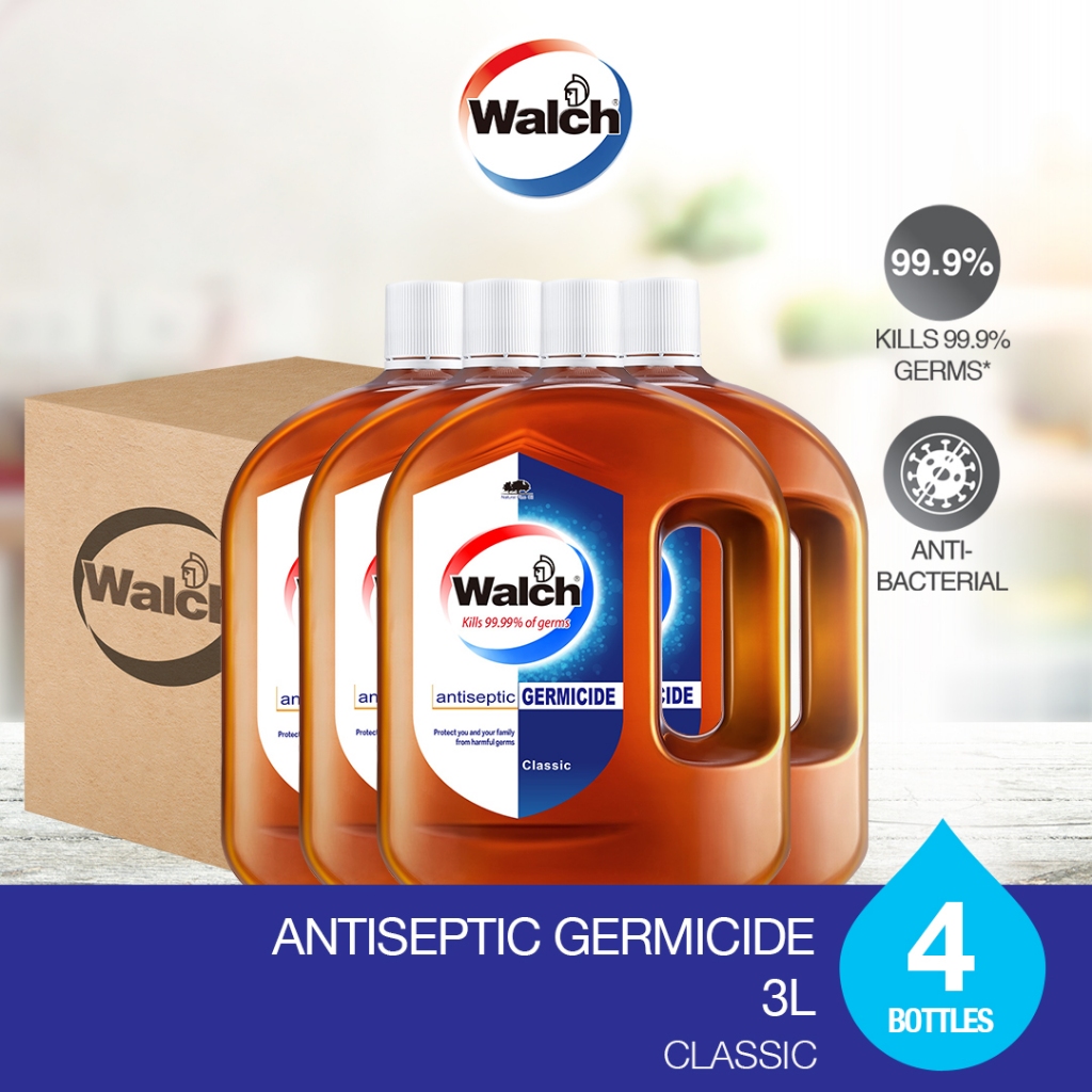 Walch® Multi-Purpose 2X Concentrated Disinfectant 3L x 4 Bottles | Shopee Singapore