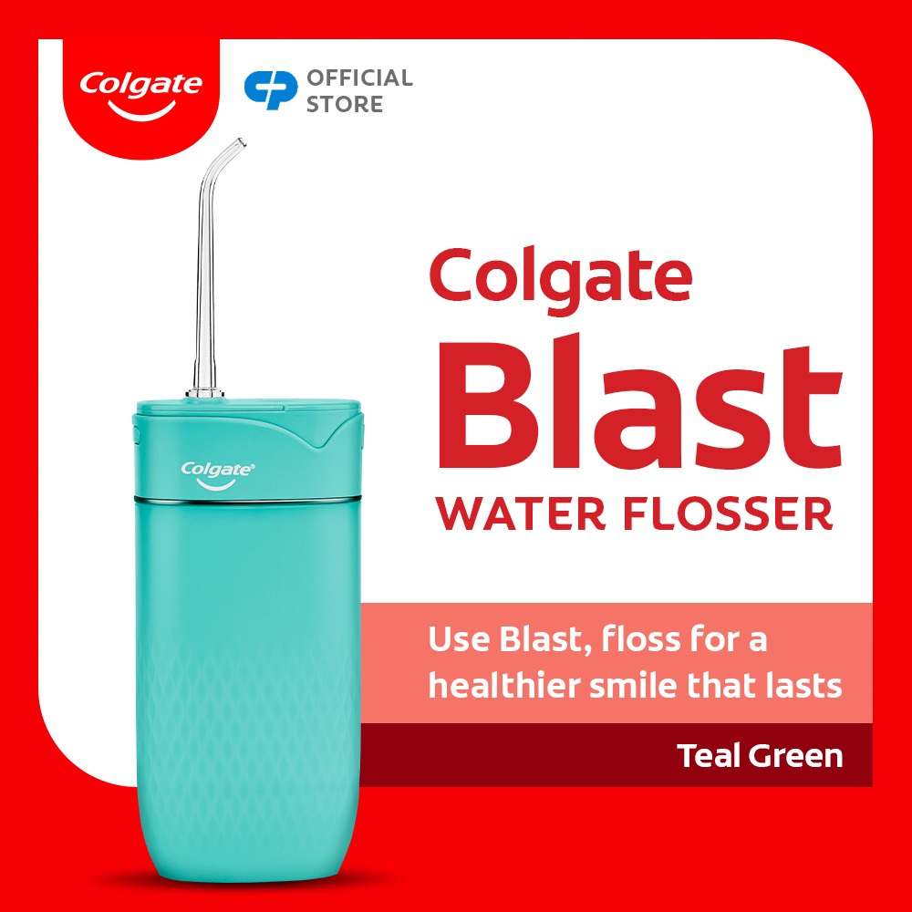 Colgate Blast Portable Water Flosser Rechargeable, Water Resistant ...