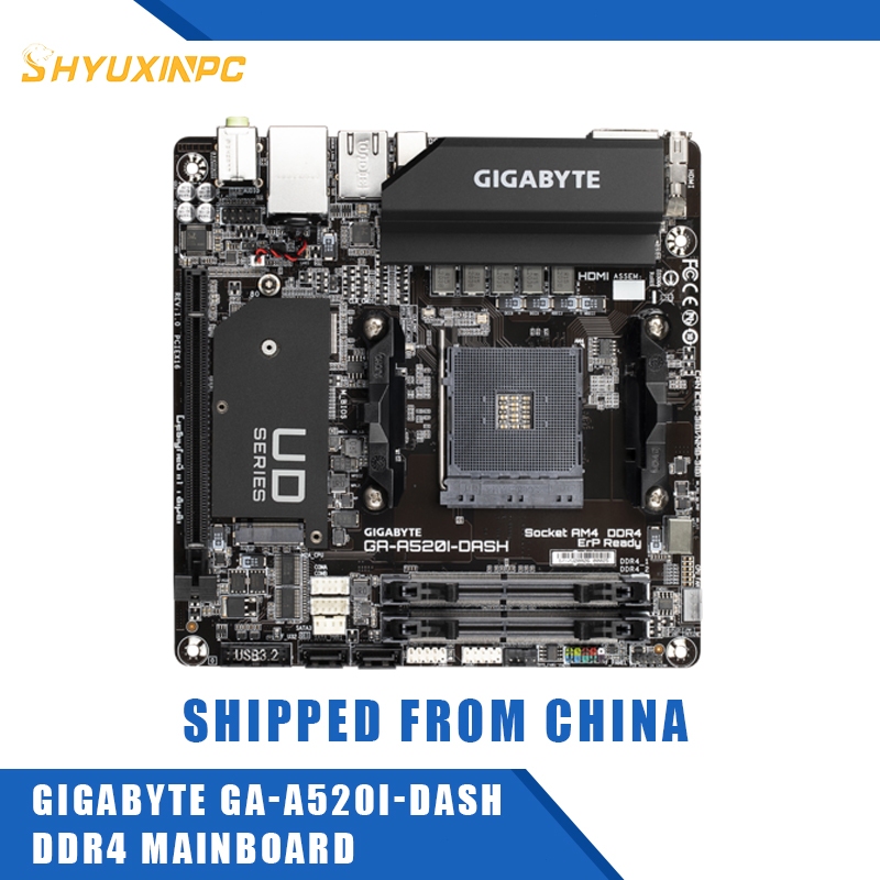 GIGABYTE GA-A520I-DASH DDR4 motherboard AMD Ryzen 5000 series is supported | Shopee Singapore