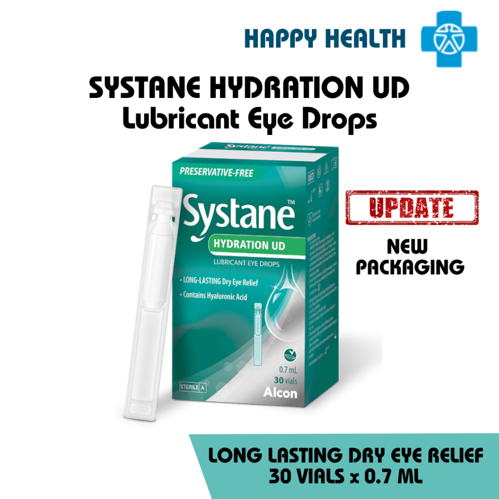 SYSTANE HYDRATION UD (EXP JUL 2026) Lubricant Eye Drops 30 x 0.7ml ...